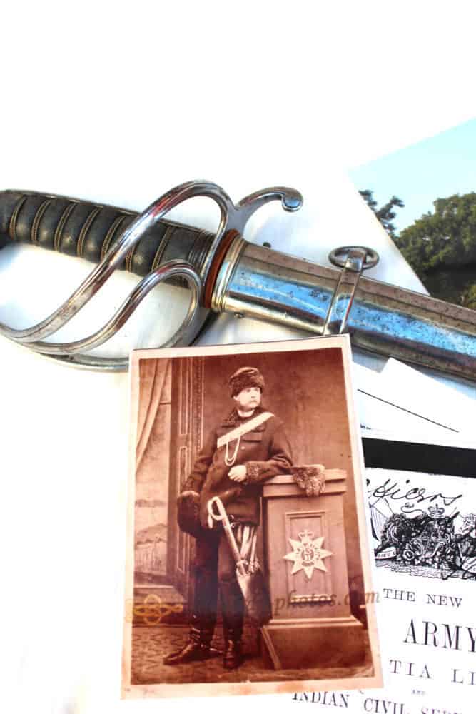 1821 pat Sword belonging to Captain Arthur Poll - Waterloo Militaria