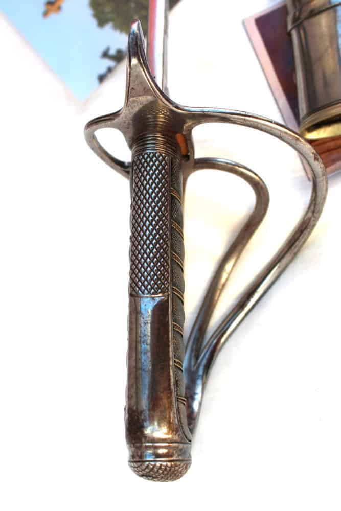 1821 pat Sword belonging to Captain Arthur Poll - Waterloo Militaria