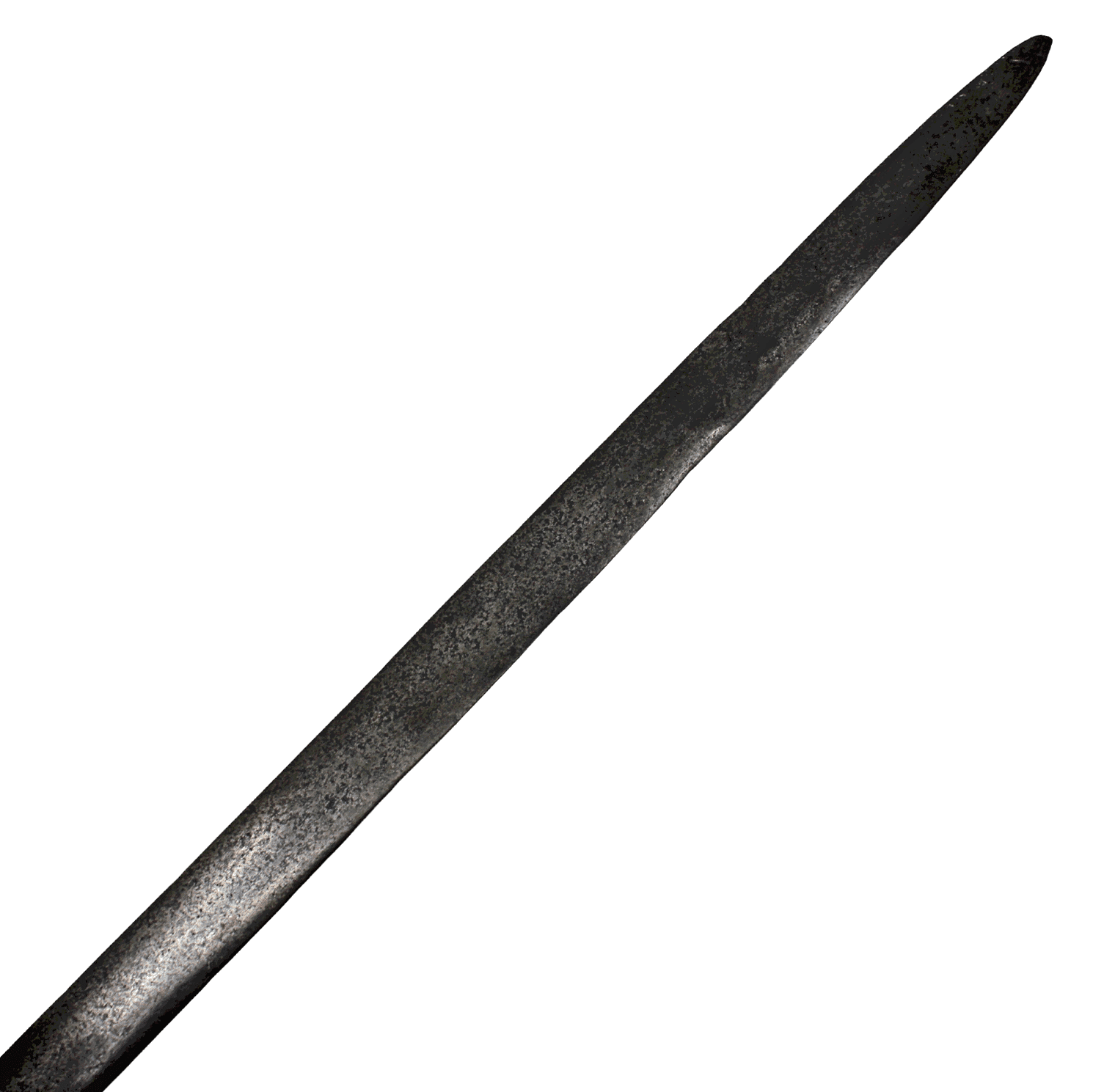 English 17th Century Mortuary Broadsword - Waterloo Militaria