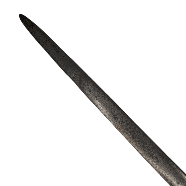English 17th Century Mortuary Broadsword - Waterloo Militaria