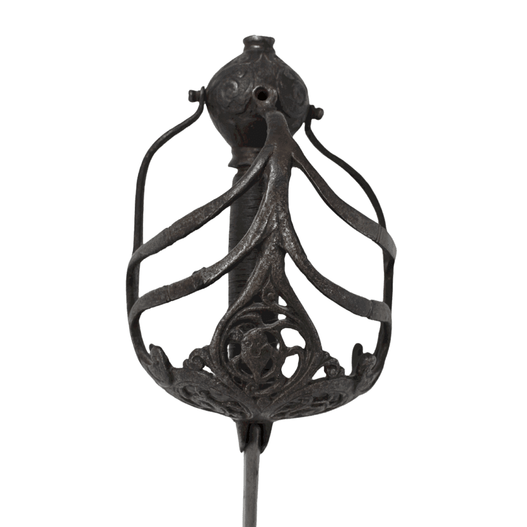 English 17th Century Mortuary Broadsword - Waterloo Militaria