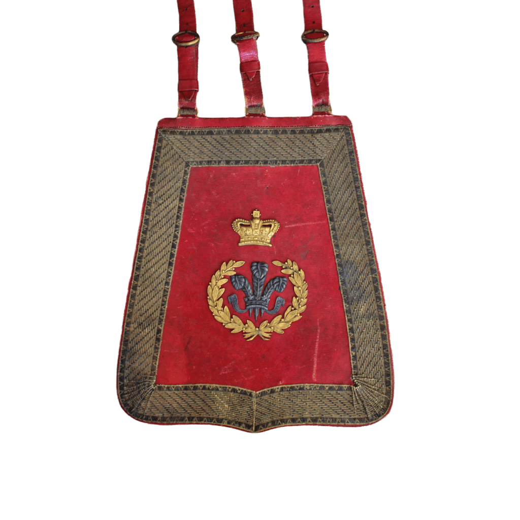 Victorian Yeomanry Officers Sabretache & Belt - Waterloo Militaria