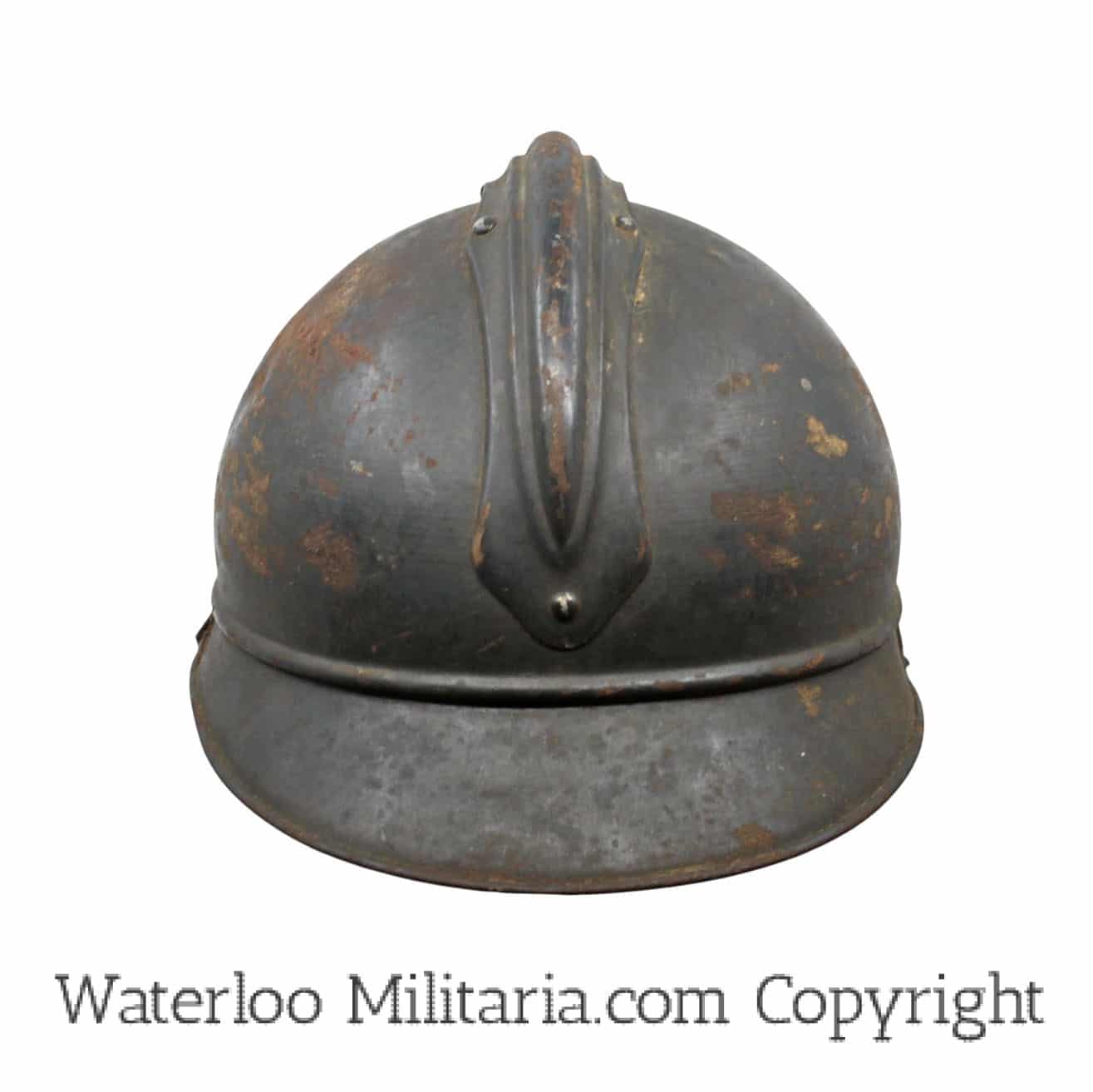 WW1 American "Red Hand Division" Adrian Helmet - Waterloo Militaria