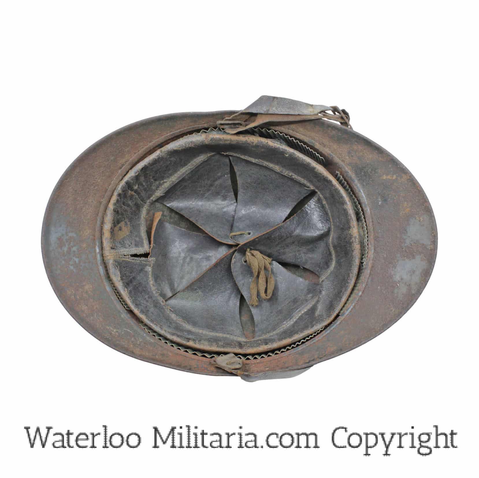 WW1 American "Red Hand Division" Adrian Helmet - Waterloo Militaria
